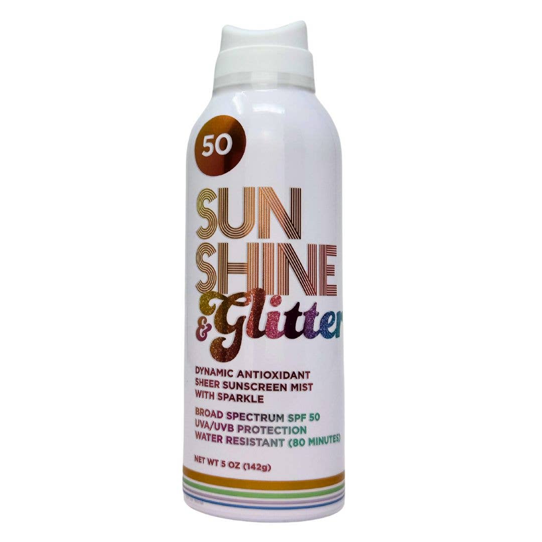 Sunshine & Glitter SPARKLE SHIMMER Sport SPF 50 Mist – BabyBliss