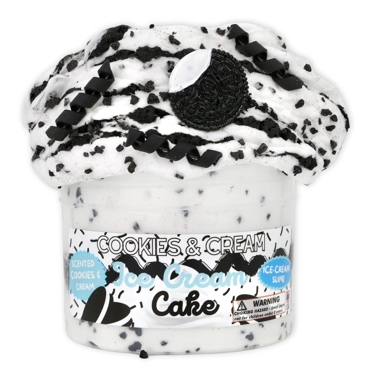 Cookies and Cream Layered Slime – BabyBliss